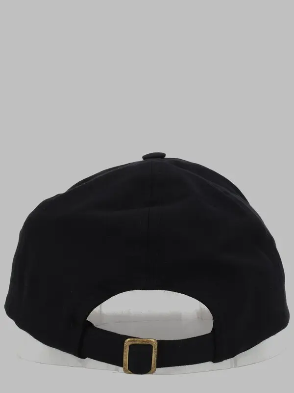 VIVIENNE WESTWOOD Baseball Cap With Orb Detail - Black
