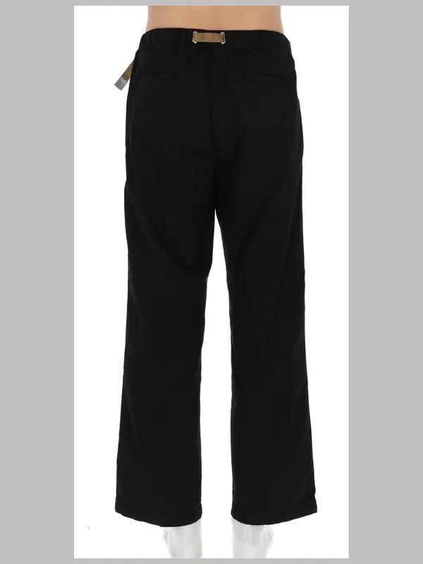 WHITE SAND Belted Tailored Trousers