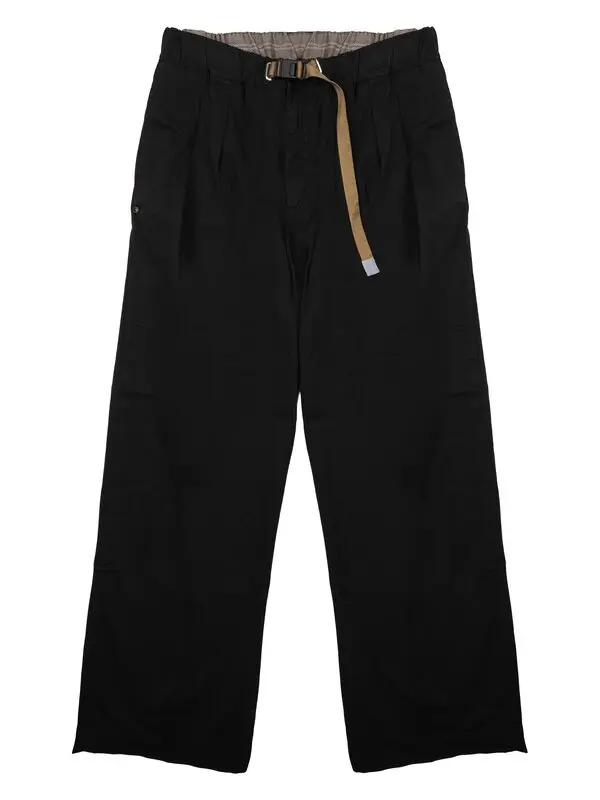 WHITE SAND Belted Tailored Trousers