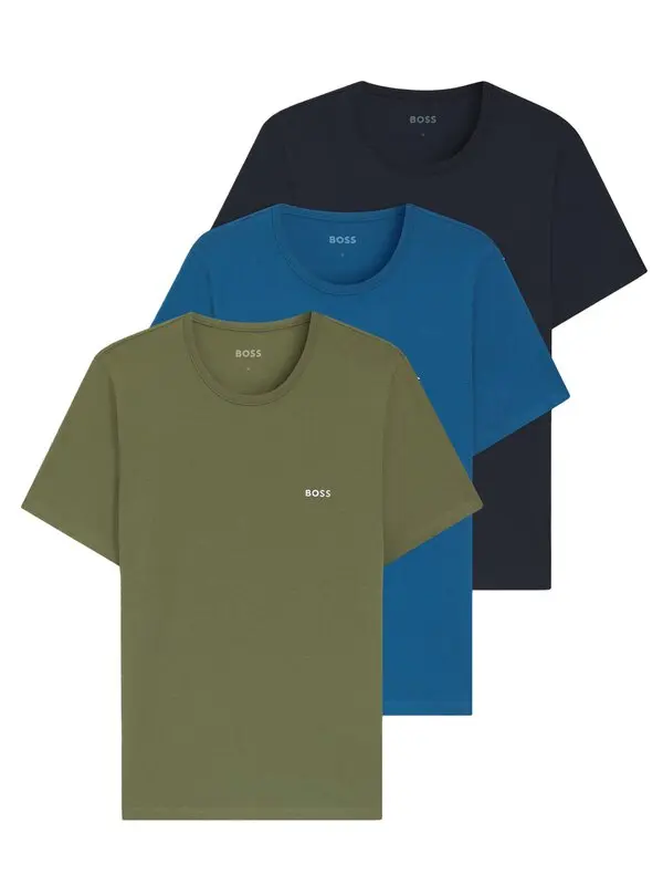 BOSS Set Da Tre T-shirt Intime In Cotone