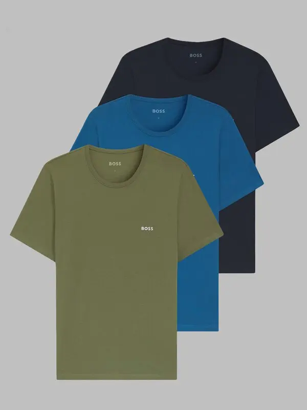 BOSS Set Da Tre T-shirt Intime In Cotone
