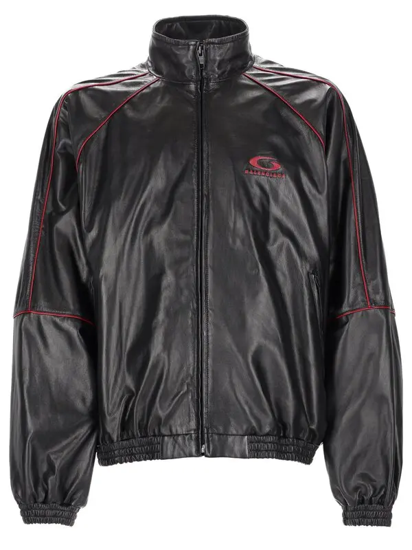 Balenciaga Leather Track Jacket