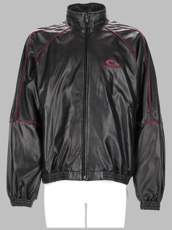 Balenciaga Leather Track Jacket