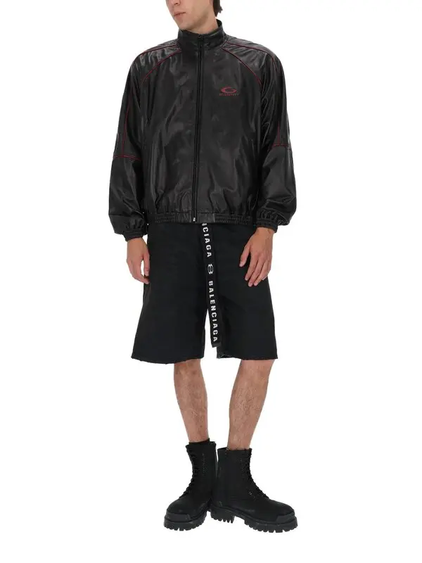 Balenciaga Leather Track Jacket