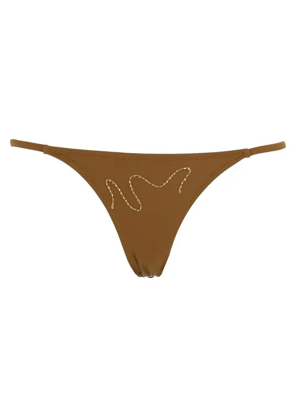 Paloma Wool Sharpie" Bikini Bottom - Brown