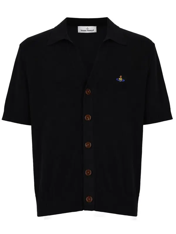 VIVIENNE WESTWOOD Short Sleeve Polo Cardigan