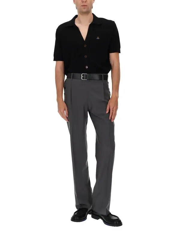 VIVIENNE WESTWOOD Short Sleeve Polo Cardigan