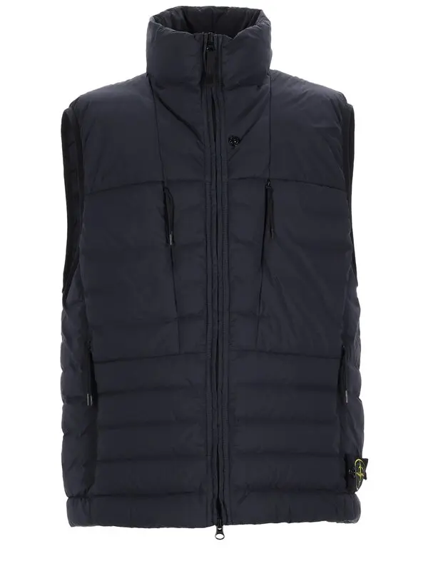 Stone Island Seamless Tunnel" Down Gilet - Blue