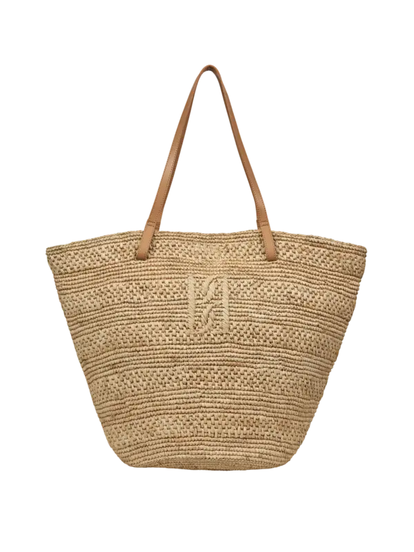 BY MALENE BIRGER Mirabell Straw Tote - Undyed