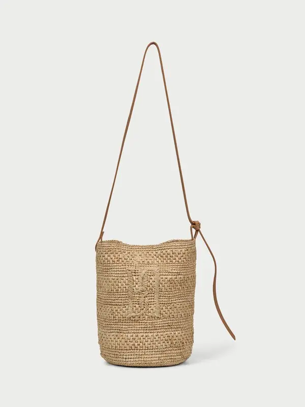 BY MALENE BIRGER Mirabellee Straw Bucket Bag - Undyed