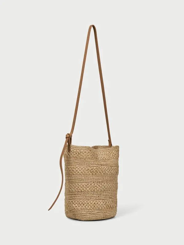 BY MALENE BIRGER Mirabellee Straw Bucket Bag - Undyed