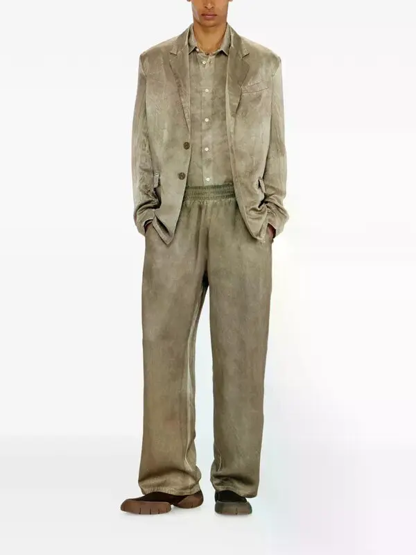 DIESEL® Wrinkled-effect Track Pants