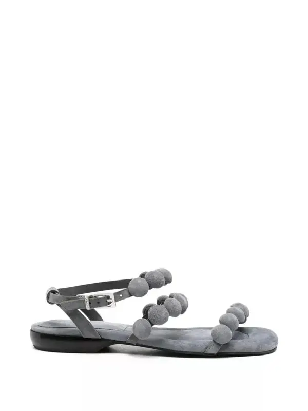 Ash Bobble Embellished Leather Sandals
