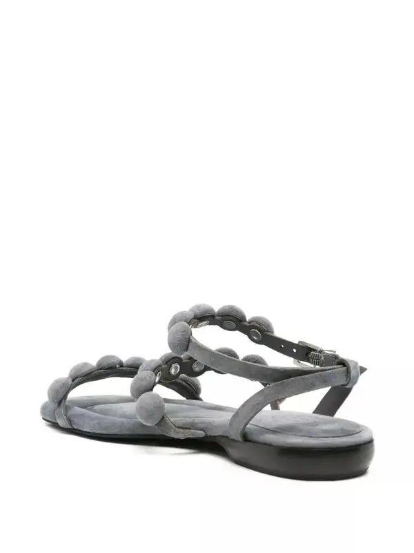 Ash Embellished Suede Sandals