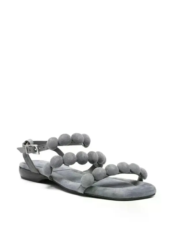 Ash Embellished Suede Sandals