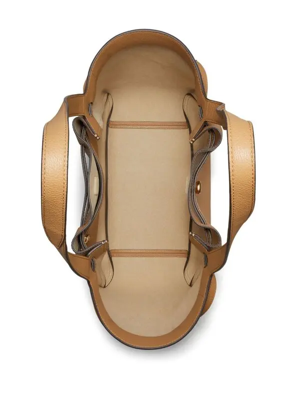 Tory Burch Romy Leather Tote Bag - Brown
