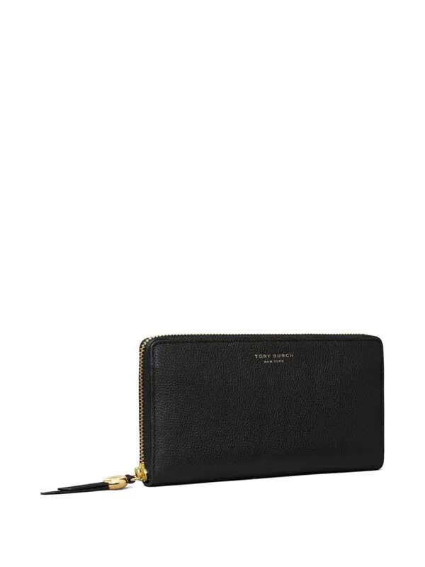 Tory Burch Romy Leather Continental Wallet - Black