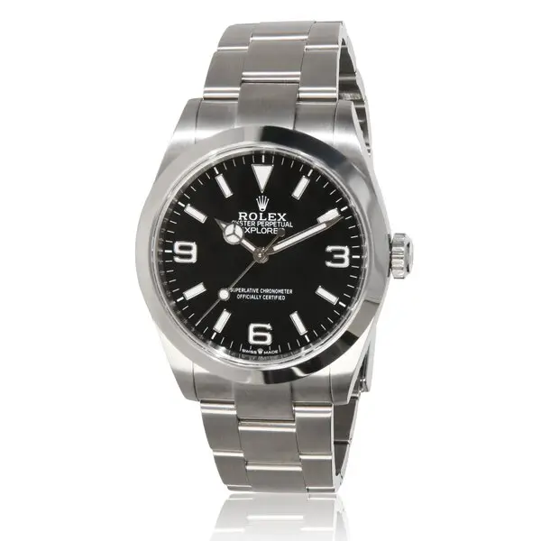 Rolex Explorer 40mm Stainless Steel Automatic Watch - Stainless_steel