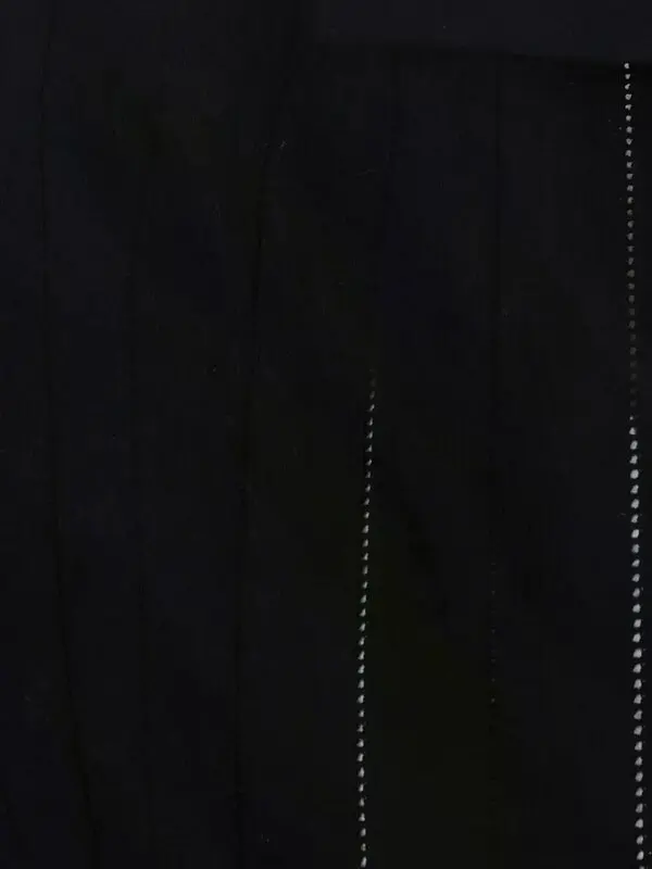 CRUCIANI Pointelle-knit Polo Shirt