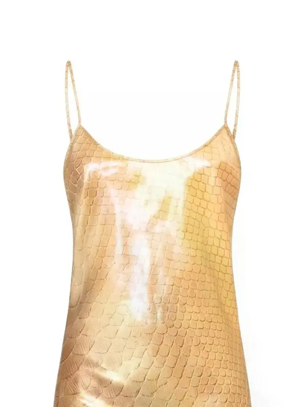 Roberto Cavalli Cowl-back Maxi Dress