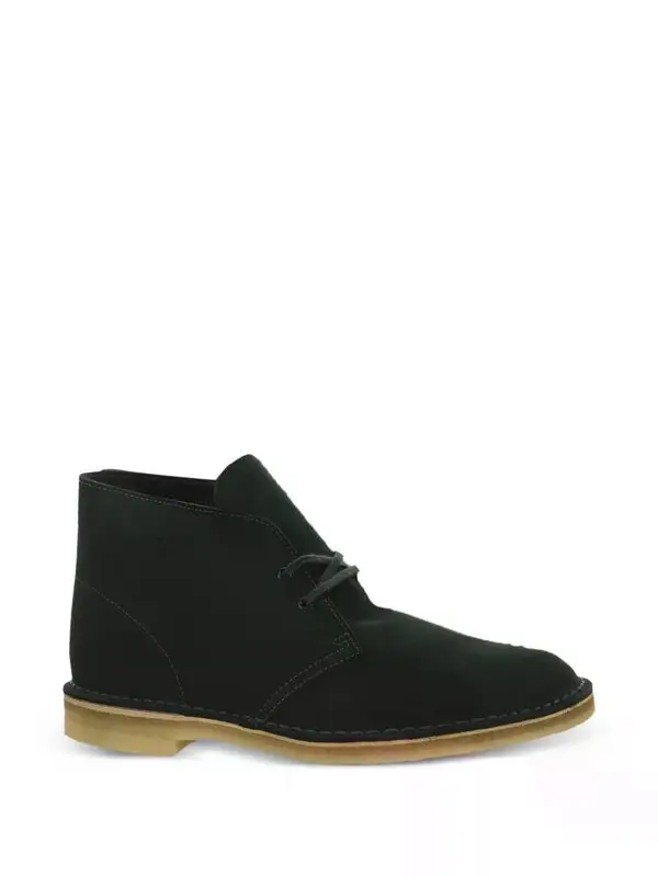 Clarks Suede Desert Boots - Green