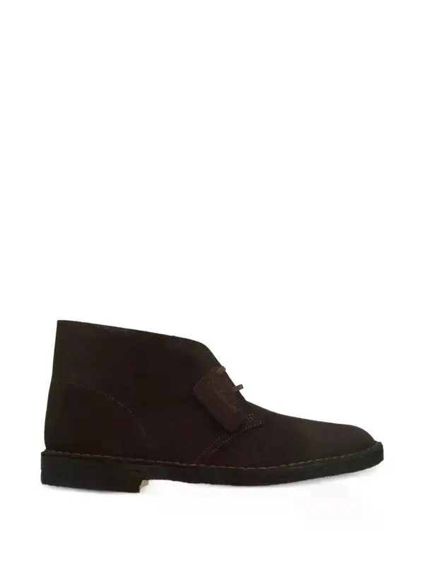 Clarks Suede Desert Boots - Brown