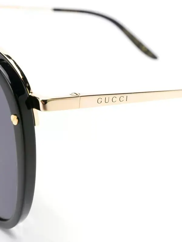 Gucci Pilot Frame Tinted Sunglasses