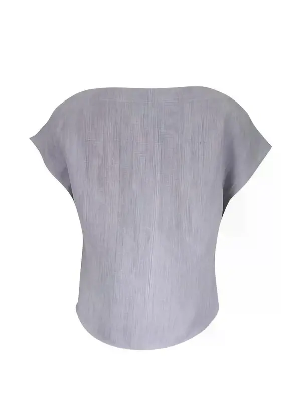 TWP Boat-neck Cap-sleeve Top