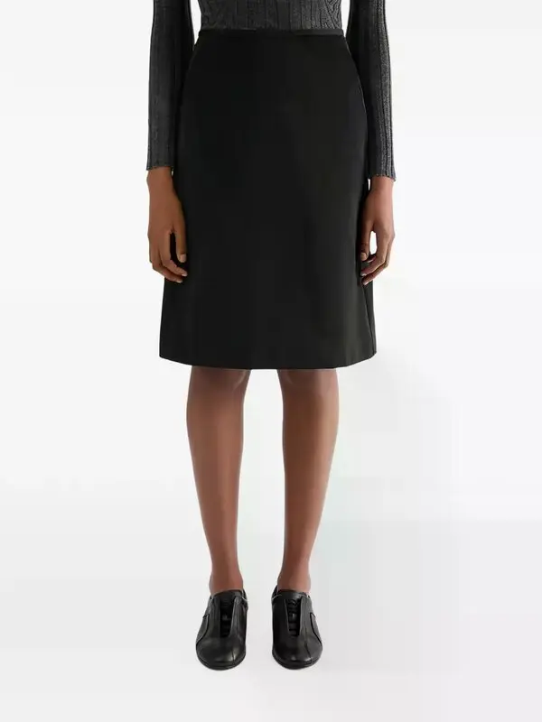 JIL SANDER A-line Midi Skirt