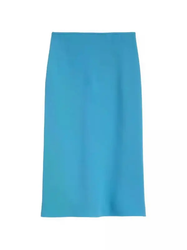 JIL SANDER High-waist Pencil Skirt - Blue