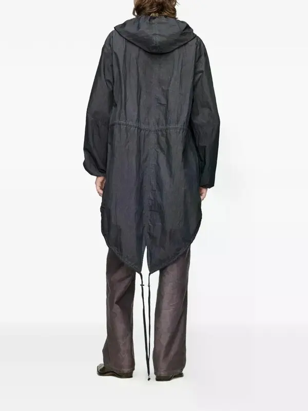 MAISON MARGIELA Hooded Drawstring Parka Coat