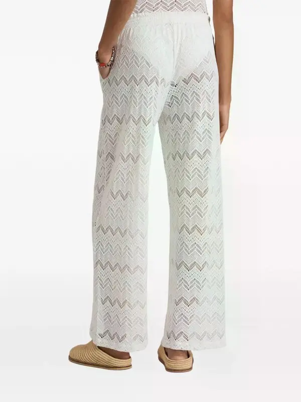 Vilebrequin Chevron Knit Wide-leg Trousers