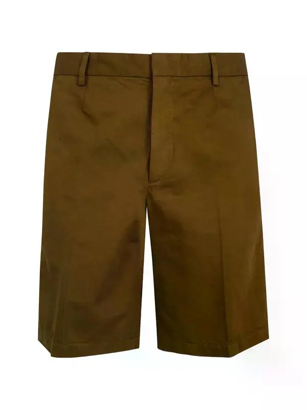 Zegna Flat-front Tailored Shorts - Brown