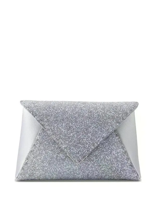 Tyler Ellis Small Lee Pouchet Clutch Bag - Silver