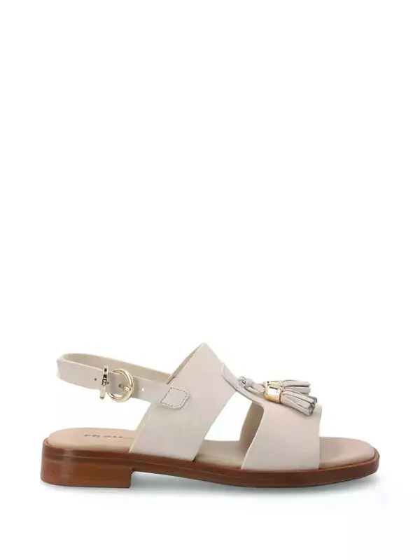 FRAU Embellished Suede Flat Sandals