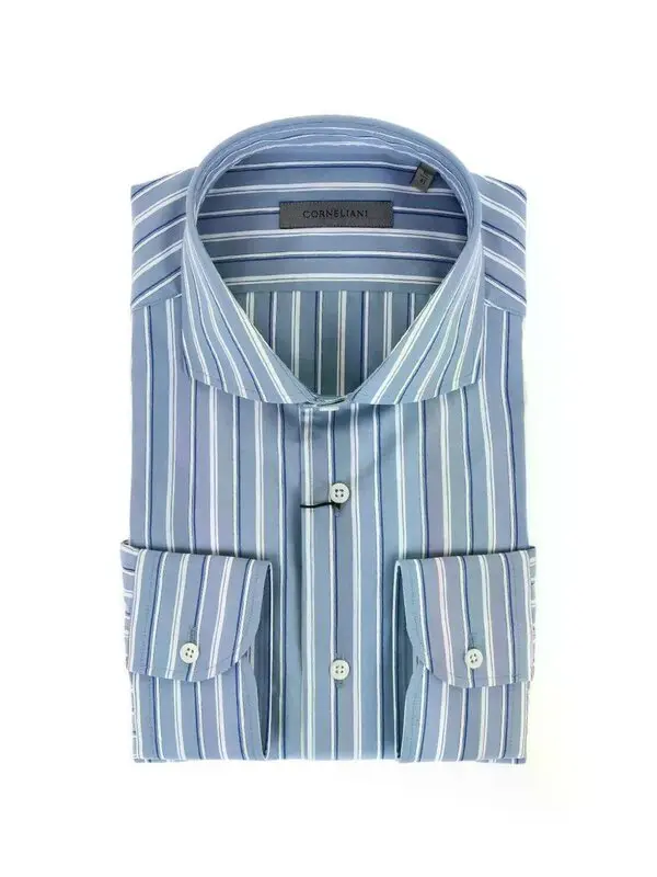 Corneliani Striped Cotton Shirt