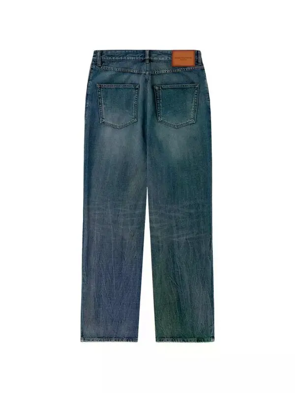 WOOYOUNGMI Faded Straight-leg Jeans