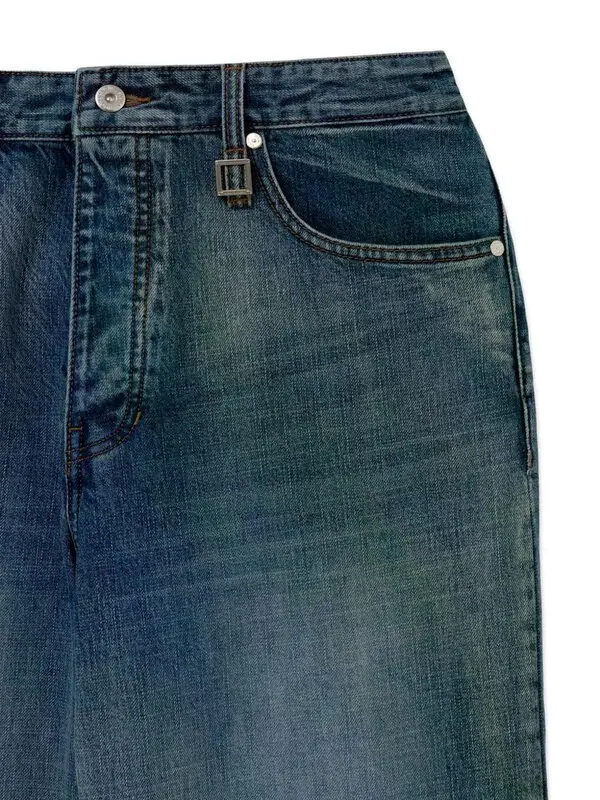WOOYOUNGMI Faded Straight-leg Jeans