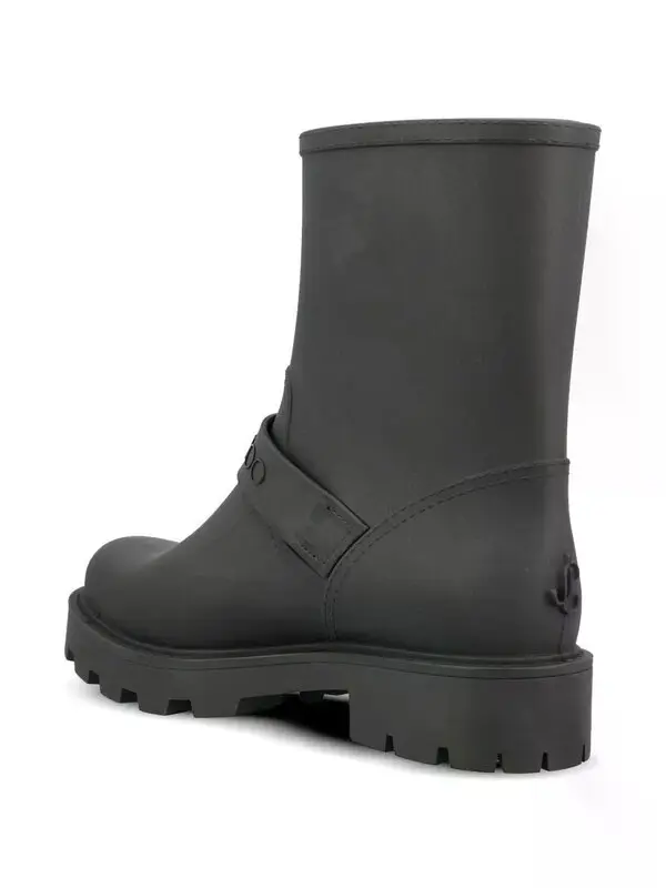 JIMMY CHOO Buckled Biker Boots