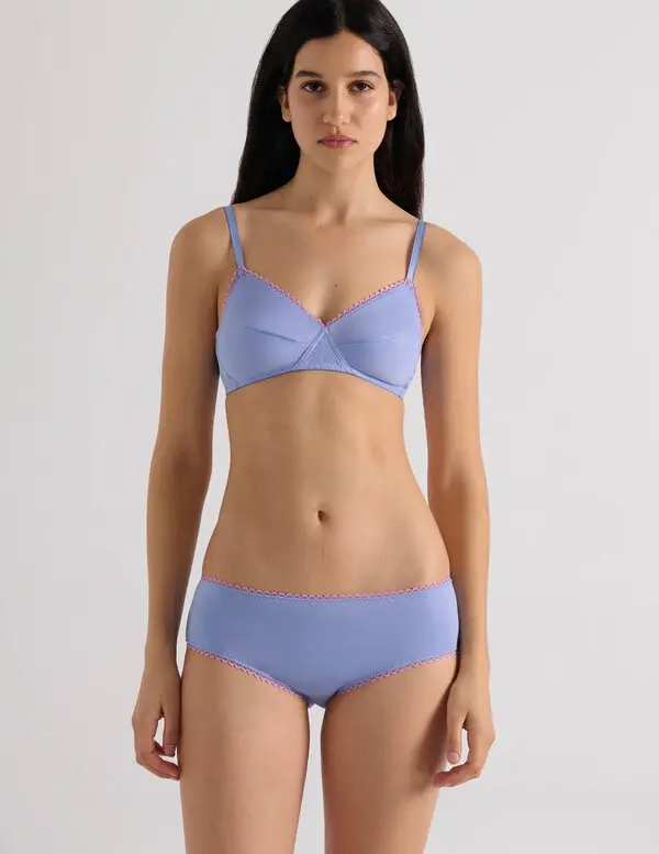 Araks Josephine Hipster With Crochet Trim - Yellow