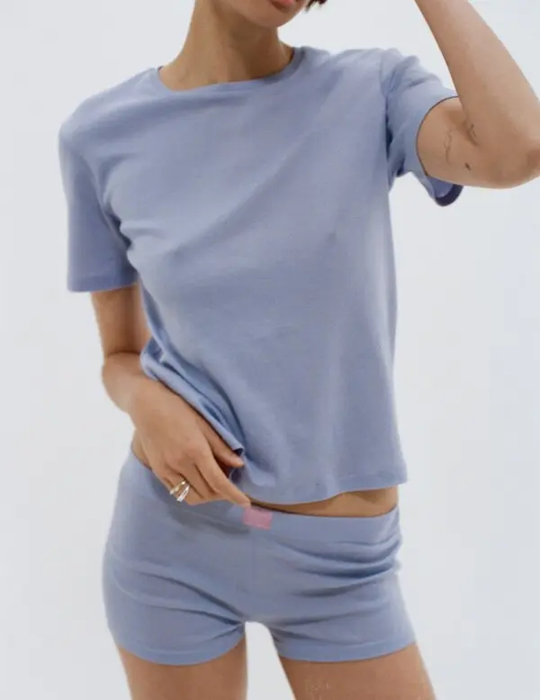 Araks Tavi Short Sleeve Tee - Rococo Blue
