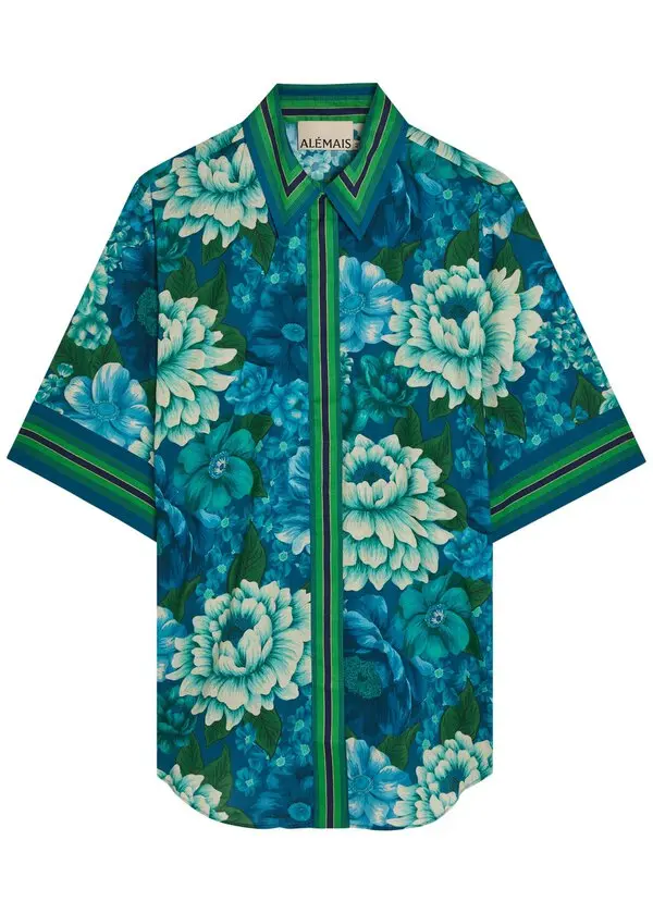 ALEMAIS Alémais Margo Floral-print Cotton Shirt - Multicoloured