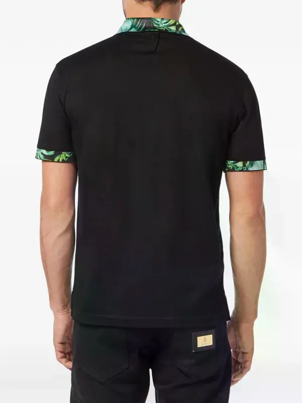 BILLIONAIRE Palm-print Polo Shirt