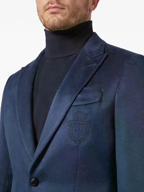 BILLIONAIRE Crest-embroidered Blazer