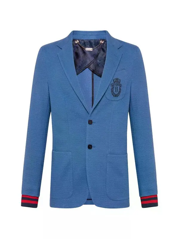 BILLIONAIRE Logo-embroidered Blazer