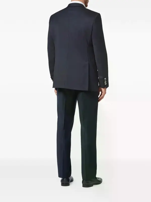 BILLIONAIRE Crest Peak-lapel Blazer - Blue