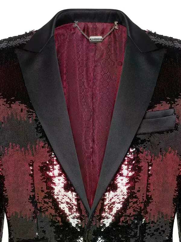 BILLIONAIRE Sequined Peak-lapel Blazer
