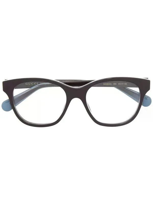 Gucci Soft-square Frame Glasses - Red