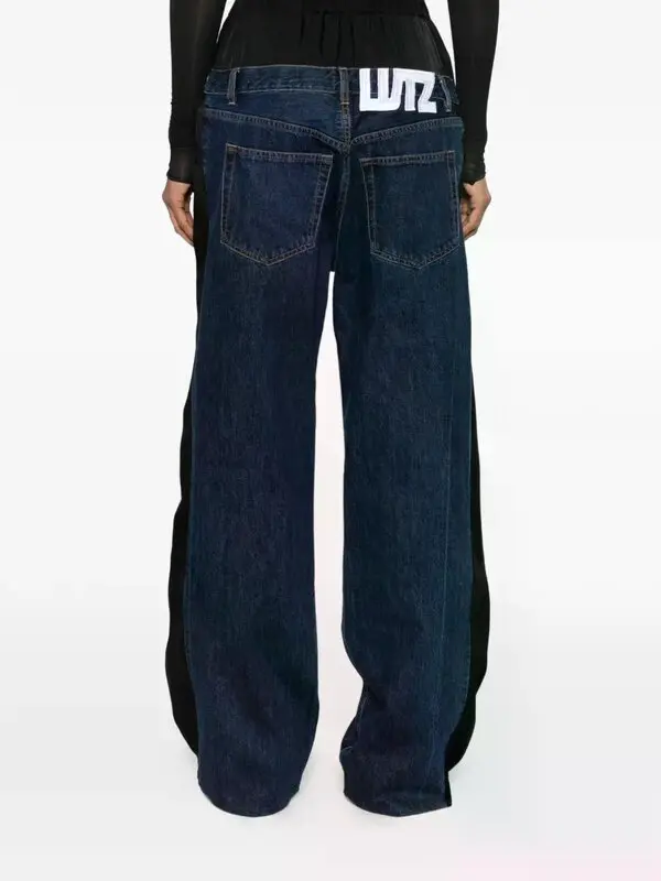 LUTZ HUELLE Layered Panel Jeans