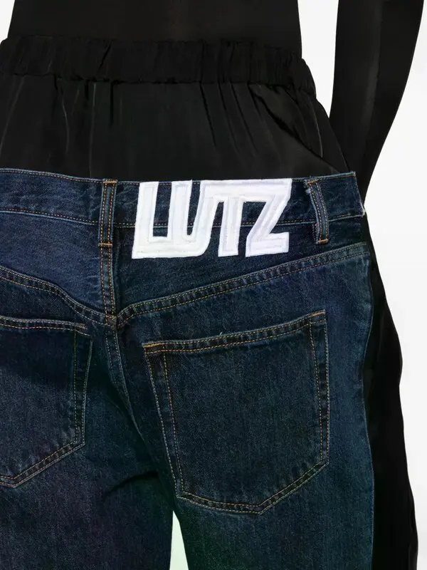 LUTZ HUELLE Layered Panel Jeans